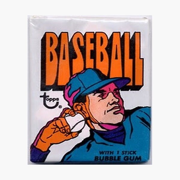 "1972 Topps Pack The font Topps used to spell out "Baseball" was ...