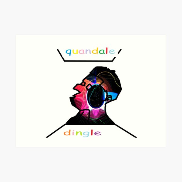 "Quandale Dingle Visualizer Merch" Art Print by ChocoMilkYT | Redbubble
