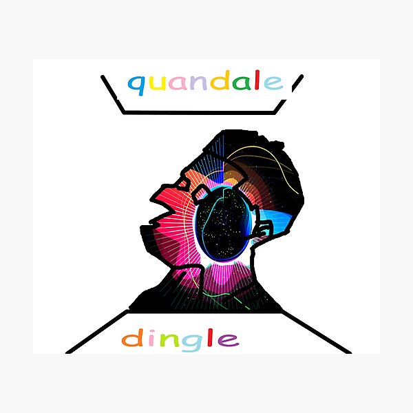 "Quandale Dingle Visualizer Merch" Photographic Print by ChocoMilkYT ...