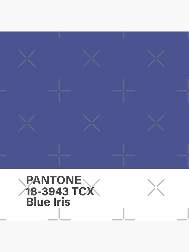 "pantone 18-3943 TCX Blue Iris" Art Print for Sale by princessmi-com ...