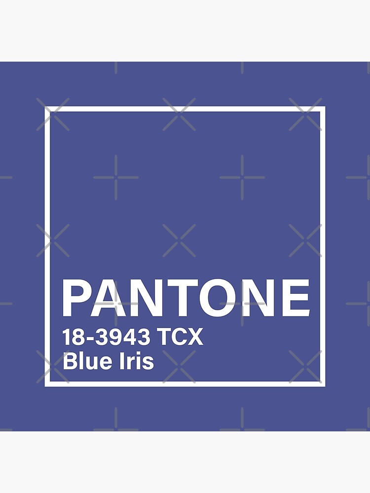 "pantone 18-3943 TCX Blue Iris" Art Print by princessmi-com | Redbubble