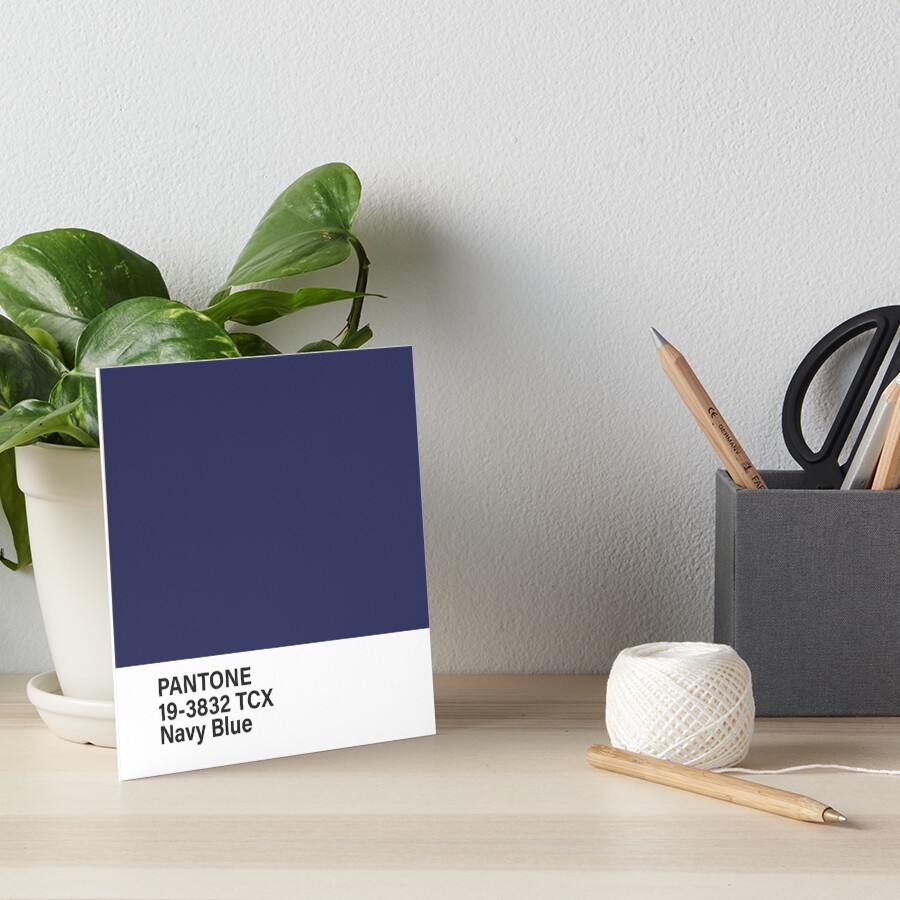 "pantone 19-3832 TCX Navy Blue" Poster for Sale by princessmi-com ...