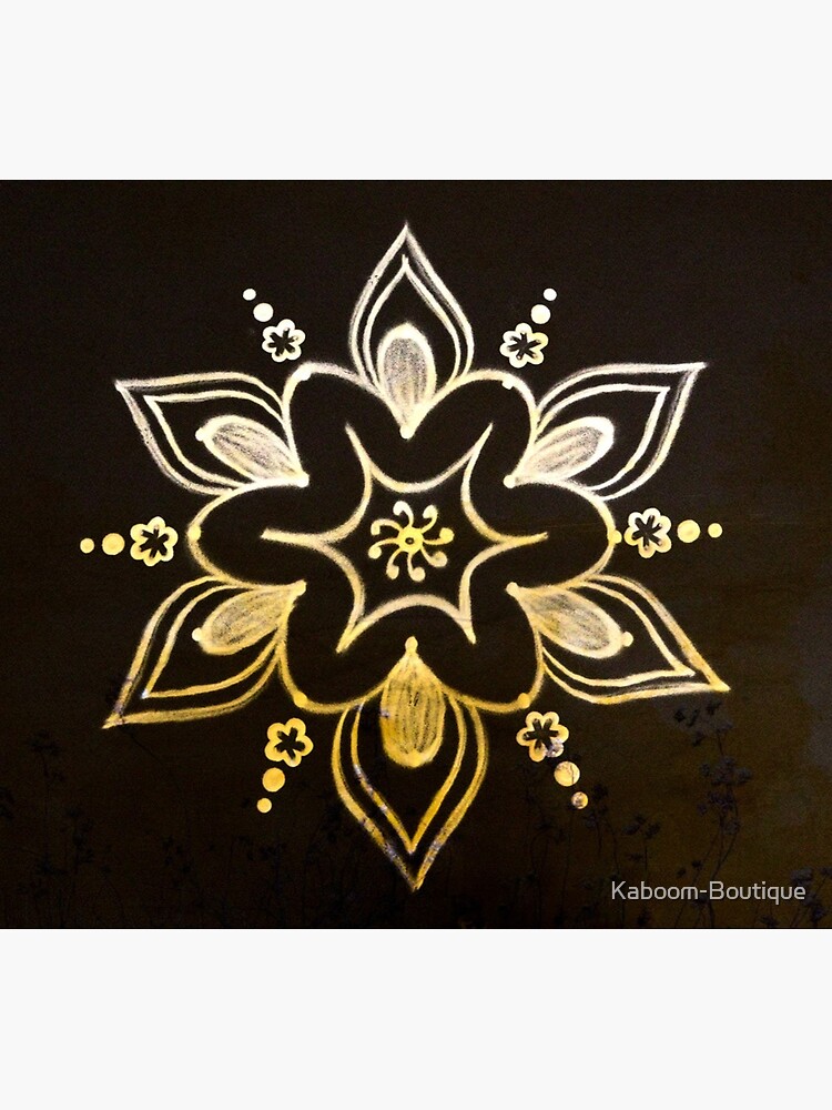 "Traditional Indian Rangoli Animated Design " Poster for Sale by Kaboom ...