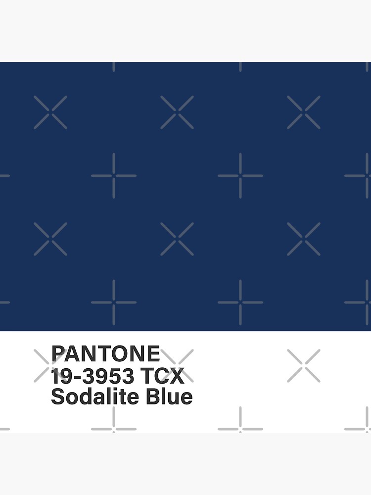"pantone 19-3953 TCX Sodalite Blue" Poster for Sale by princessmi-com ...