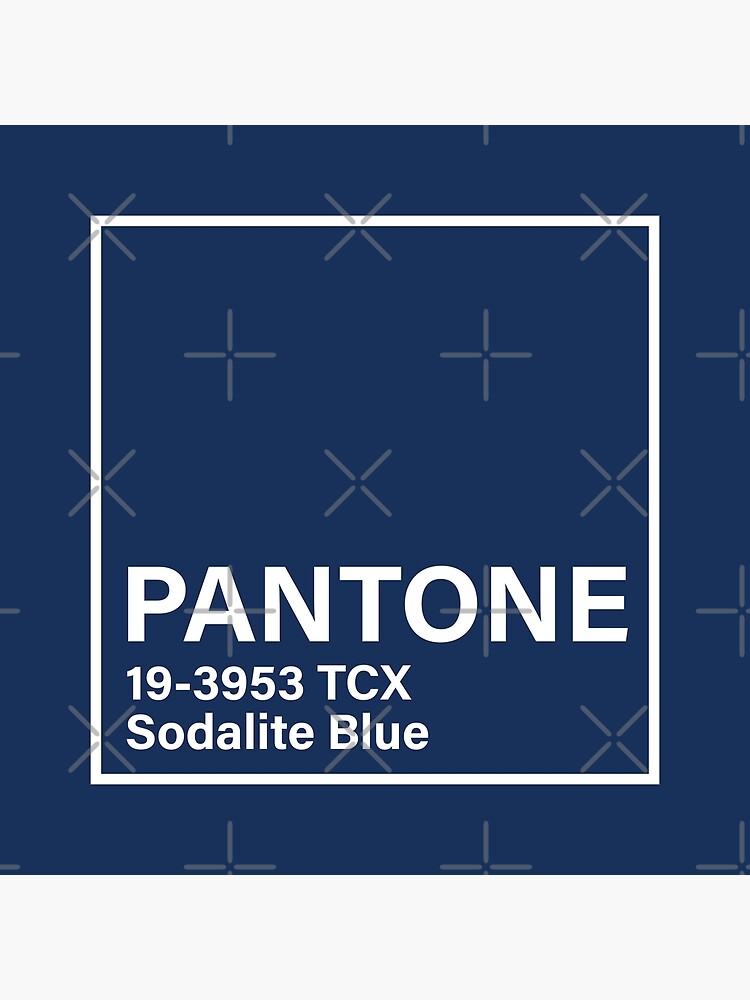 "pantone 19-3953 TCX Sodalite Blue" Poster for Sale by princessmi-com ...