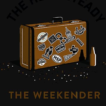 "Weekenders" Sticker for Sale by Decresenzo | Redbubble