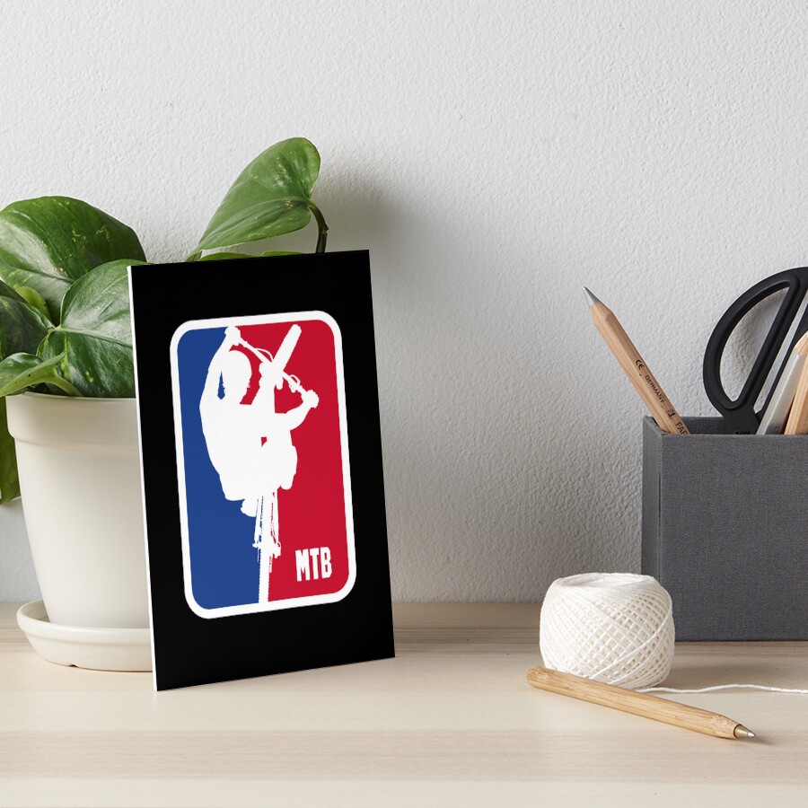 "MTB Wheelie Logo" Art Board Print by artOfCal013 | Redbubble