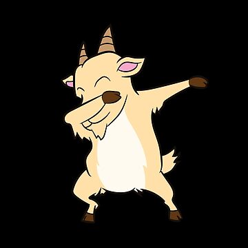 "Goat - Dab, dabbing, dancing" Sticker by Mohja-Design | Redbubble