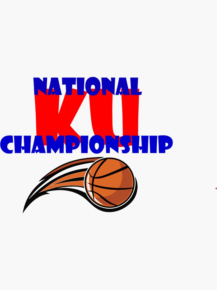 "Ku National Championship , " Sticker by FreeFrie | Redbubble