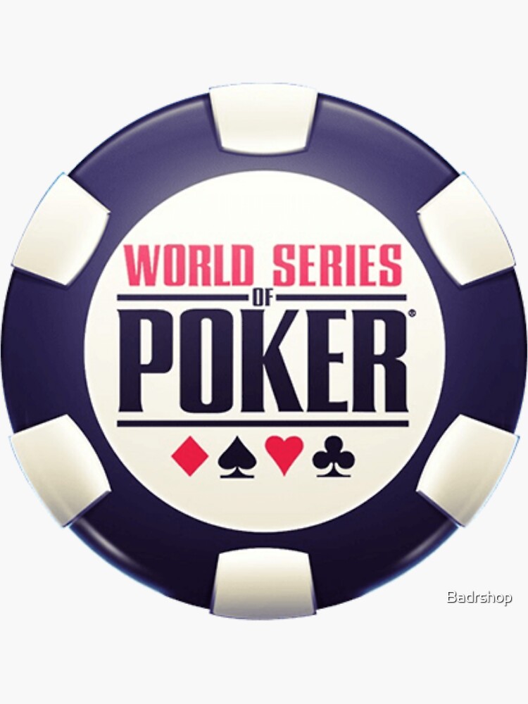 "Wsop" Sticker by Badrshop | Redbubble