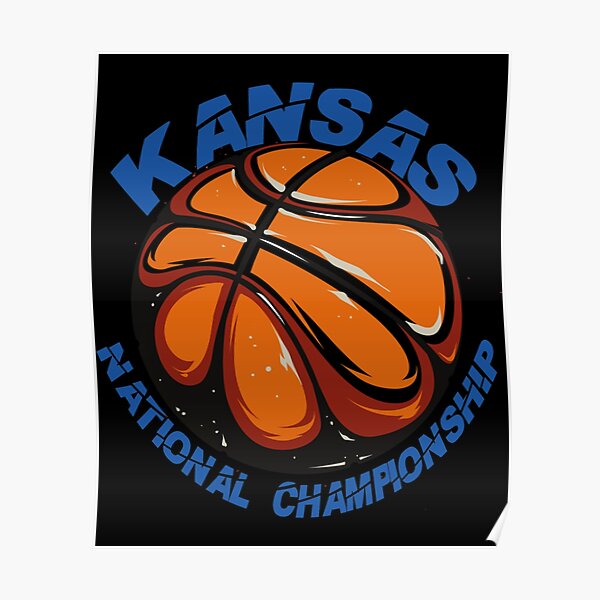 "ku national championship basketball, " Poster for Sale by FreeFrie ...