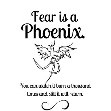 "Fear Is A Phoenix . Six of Crows Book Quote" iPhone Case for Sale by ...