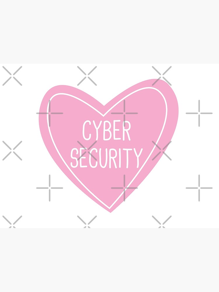 "Cyber Security Heart" Poster for Sale by teesaurus | Redbubble