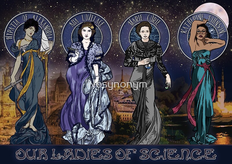 "Our Ladies of Science" by Nosynonym | Redbubble