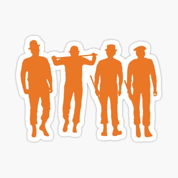 "Droogs" Sticker by SiempreOriginal | Redbubble