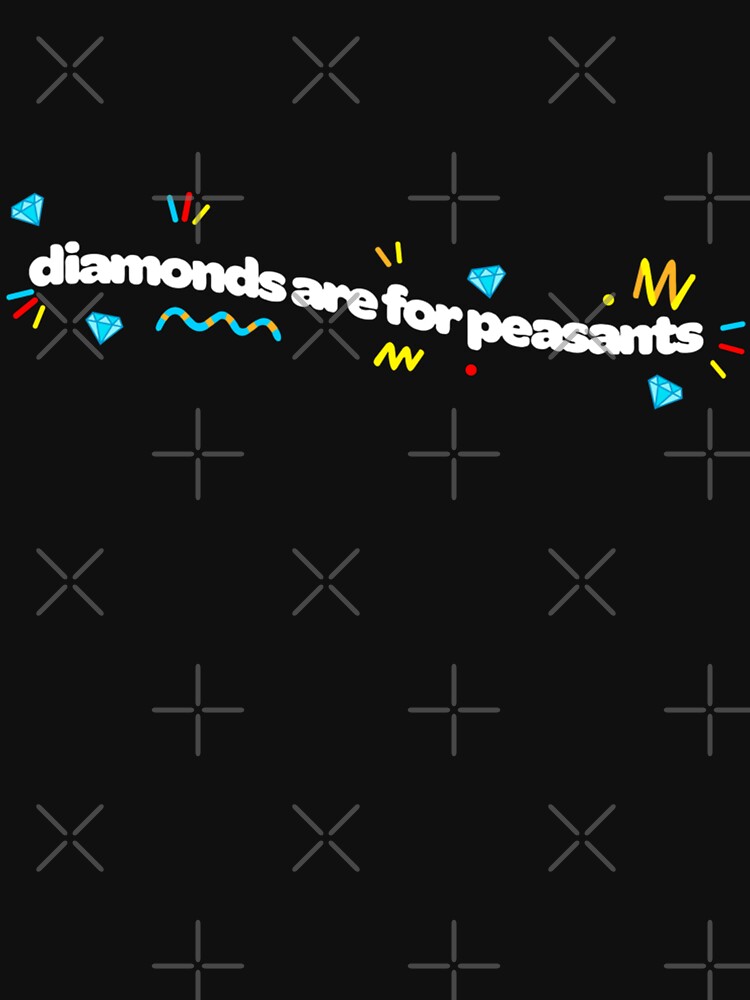 "Sb737 Merch Sb737 Diamonds Are For Peasants Tee" Essential T-Shirt for ...