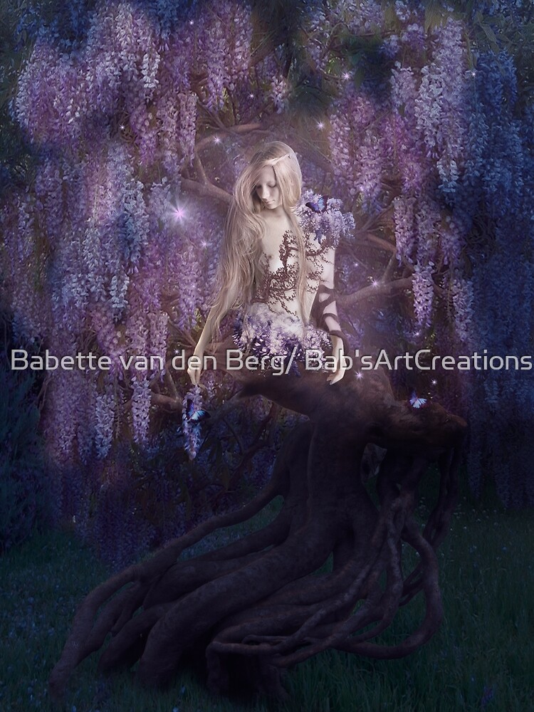 "Wisteria Tree" Framed Art Print for Sale by BvandenBerg | Redbubble