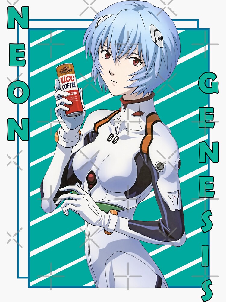 "Rei Ayanami Neon Genesis Evangelion Shinseiki Evangerion Color Stripe ...