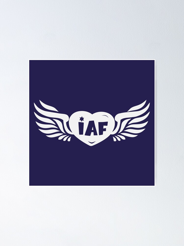 "IAF Wings Design by MeLoveIsrael" Poster for Sale by MeLoveIsrael ...
