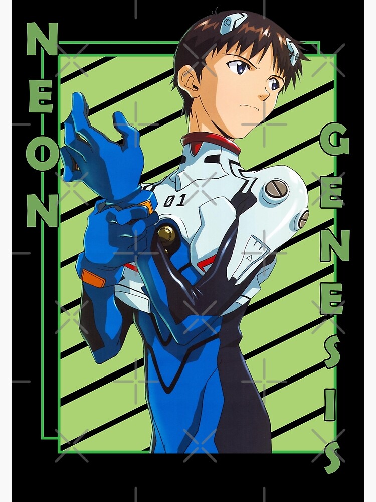 Lámina artística «Shinji Ikari Neon Genesis Evangelion Shinseiki ...