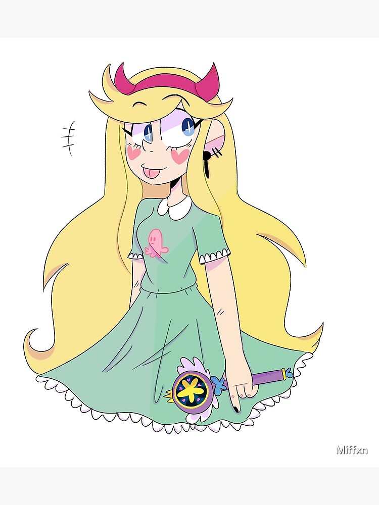 "Star Butterfly" Poster for Sale by Miffxn | Redbubble