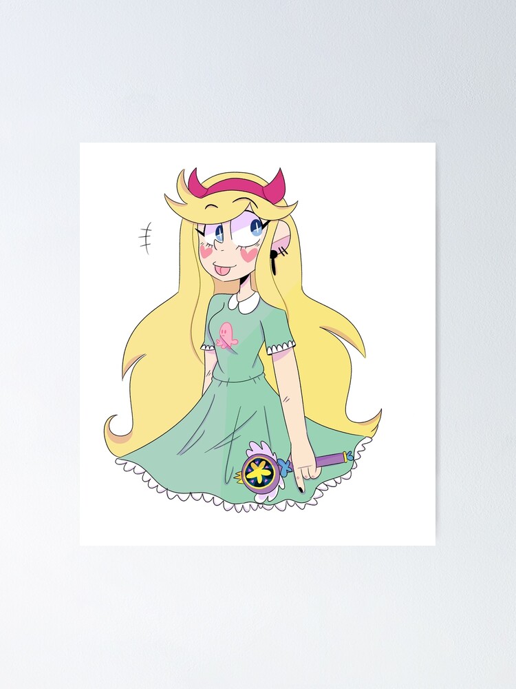 "Star Butterfly" Poster for Sale by Miffxn | Redbubble