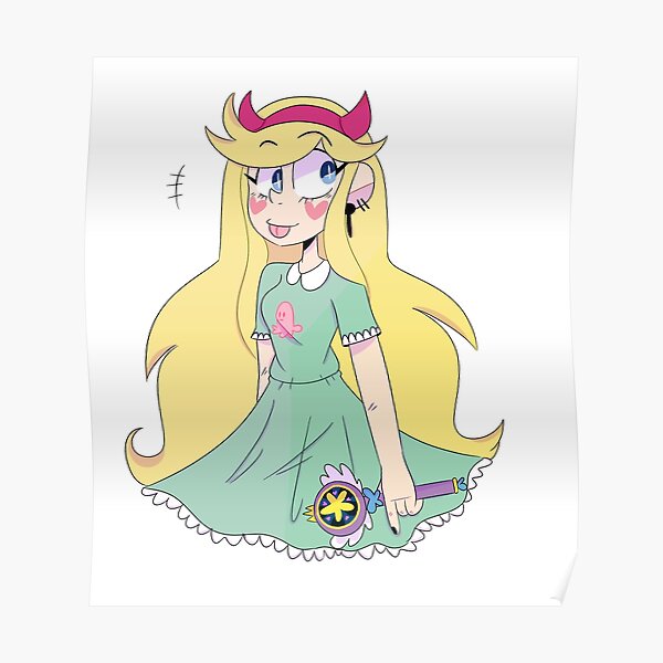 "Star Butterfly" Poster for Sale by Miffxn | Redbubble