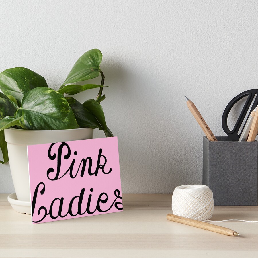 "Pink Ladies logo Grease" Art Board Print by kangoobeagle | Redbubble