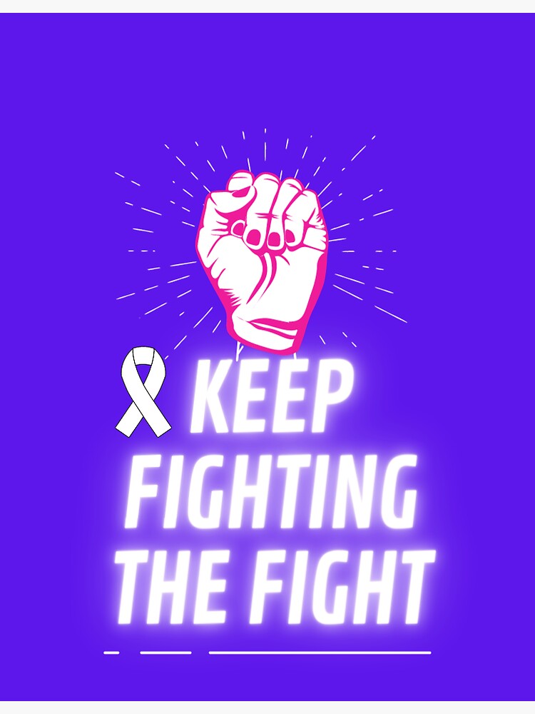 "keep fighting the fight" Sticker for Sale by JARILSON | Redbubble