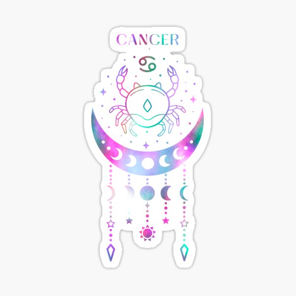 "Celestial Star Signs - Cancer" Sticker for Sale by CLOUDREST | Redbubble