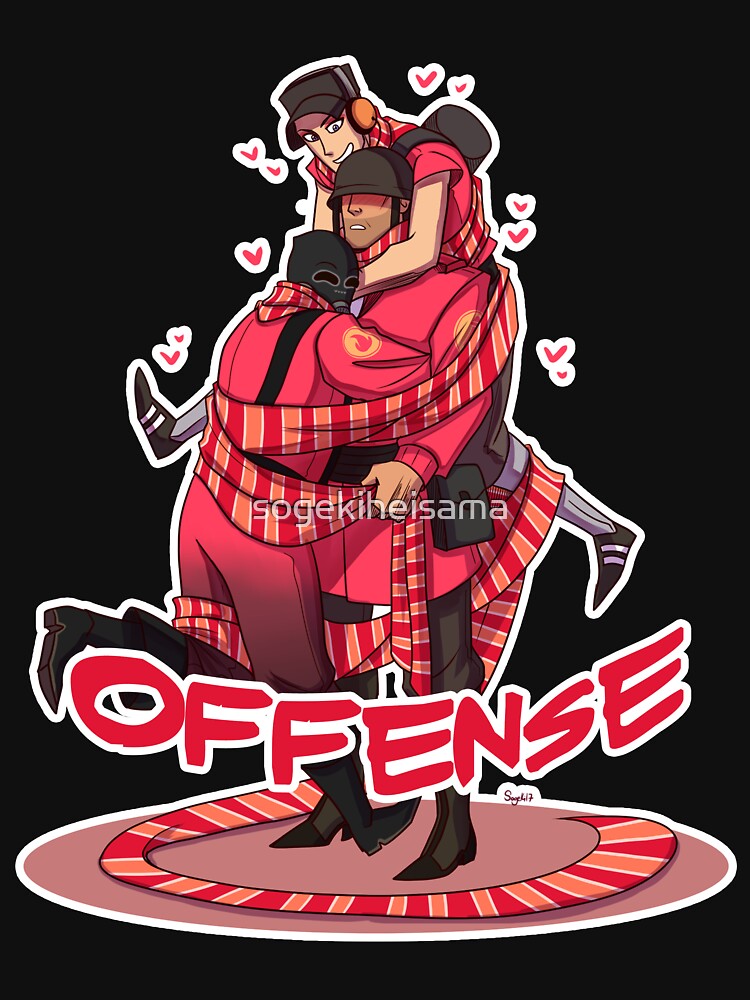 "TF2: Offense classes" T-shirt for Sale by sogekiheisama | Redbubble ...