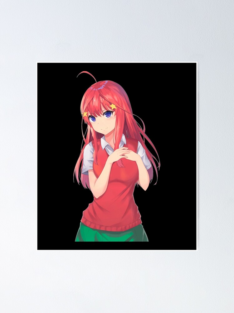 "Itsuki Nakano - 5 toubun no hanayome" Poster for Sale by LittleDelta ...