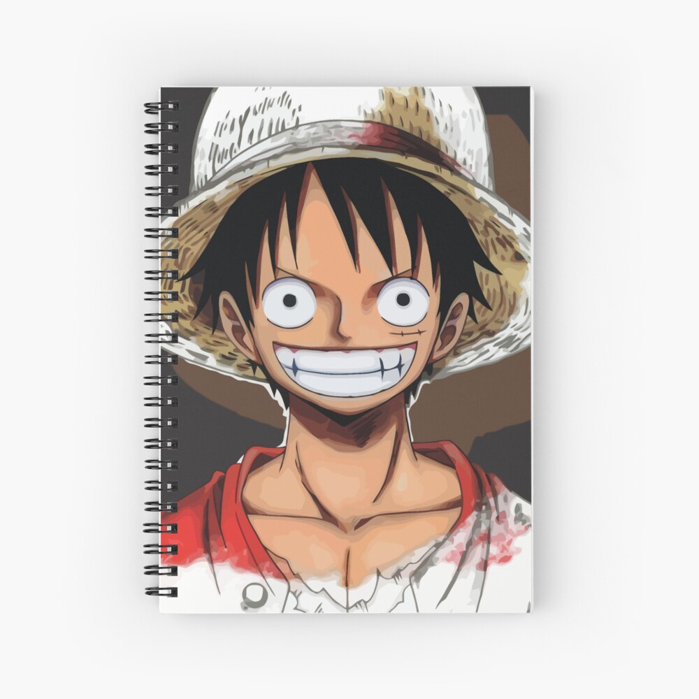 "Monkey D. Luffy " Spiral Notebook by Mariosketch | Redbubble