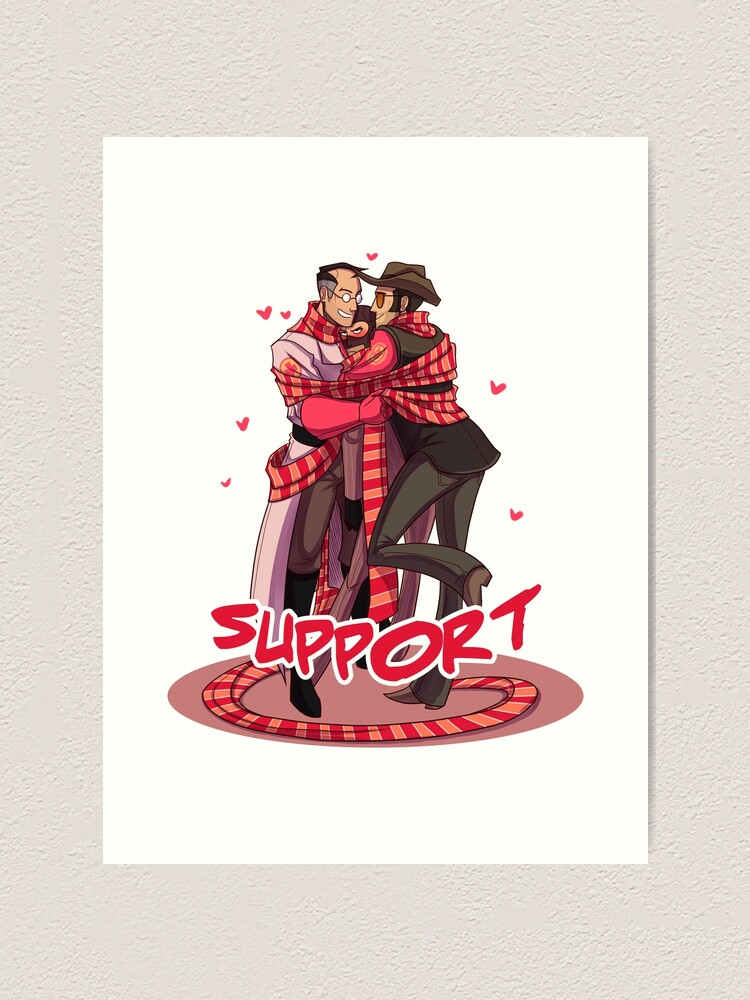 "TF2: Support classes" Art Print by sogekiheisama | Redbubble