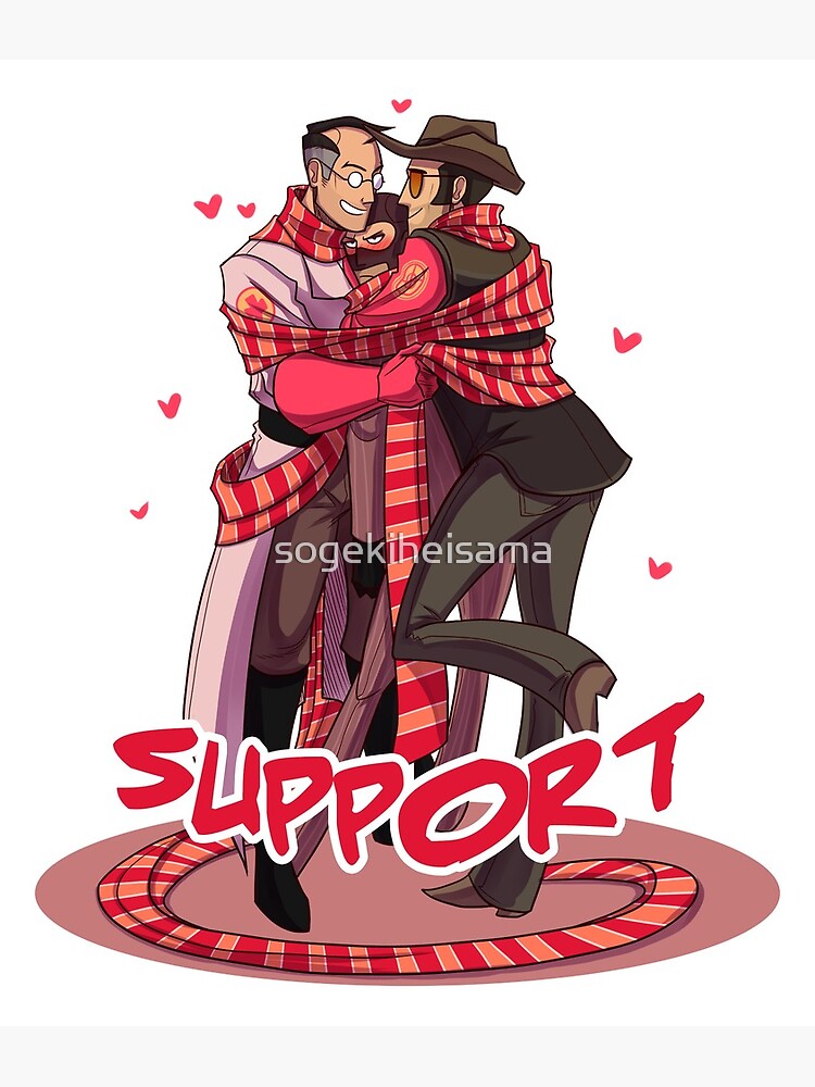 "TF2: Support classes" Art Print by sogekiheisama | Redbubble