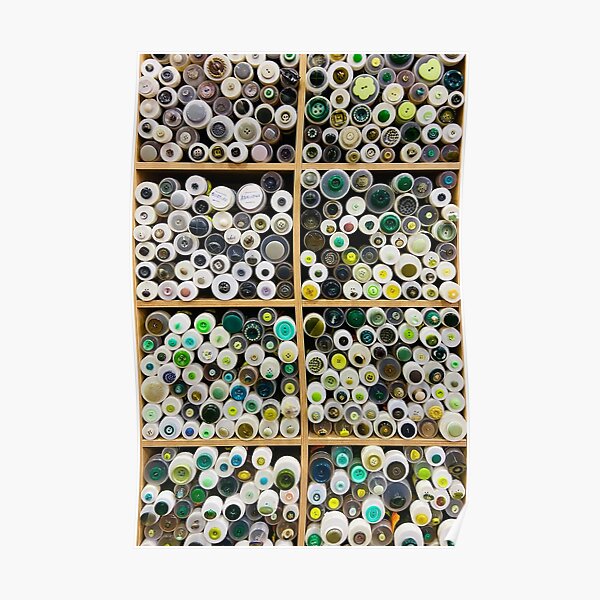 "Button tubes sale display cool colors" Poster for Sale by ponted ...