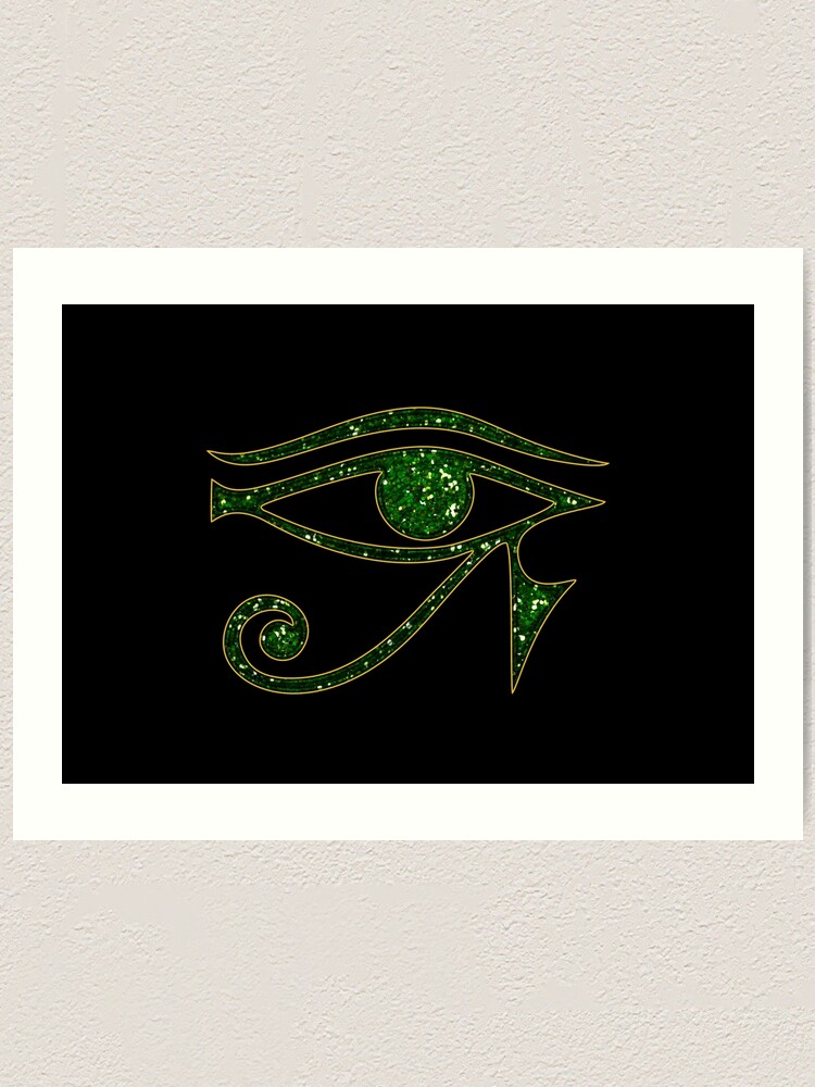 Lámina artística «OJO DE HORUS, Amuleto de Protección, Mitología ...