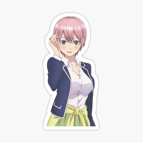 "Nakano Ichika - 5 toubun no hanayome" Sticker by LittleDelta | Redbubble