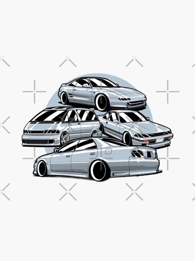 "JDM LEGENDS" Sticker by Racingdecals | Redbubble