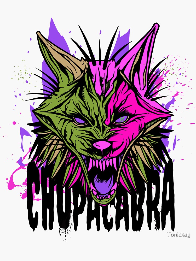 "Urban Chupacabra" Sticker by Tonickay | Redbubble