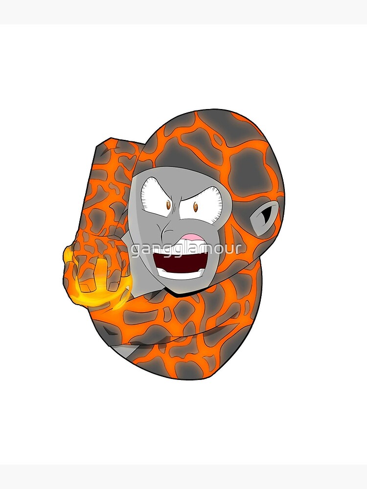 "Lava gorilla tag with a projectile" Poster for Sale by gangglamour ...