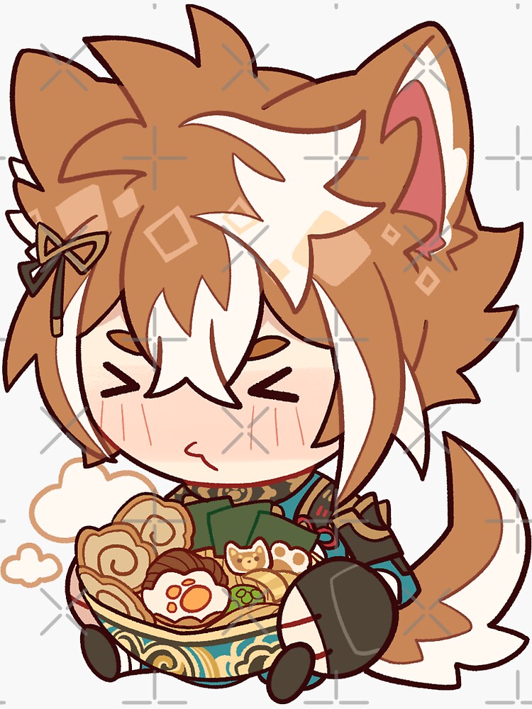 "Genshin Impact Gorou" Sticker for Sale by Oletarts | Redbubble