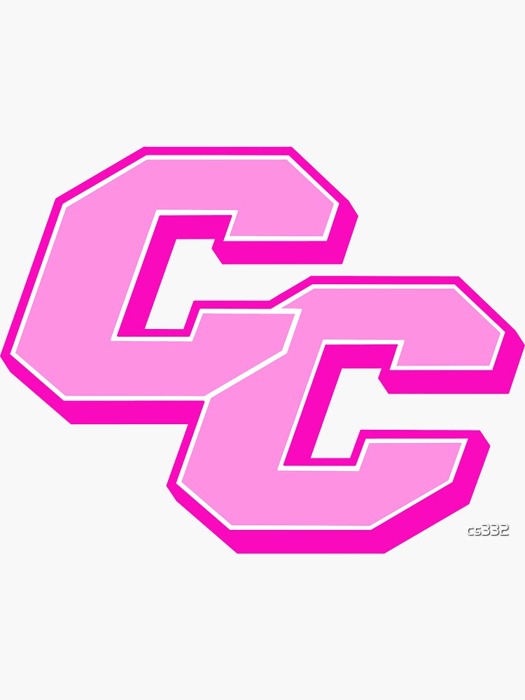 "Curry College Pink Logo" Sticker by cs332 | Redbubble