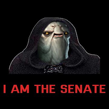 "I AM THE SENATE - Stellaris Jeff " Sticker for Sale by ContTraders ...