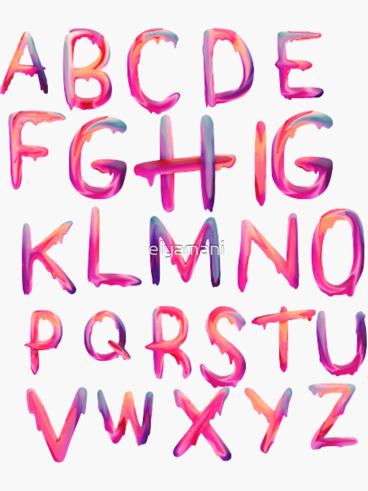 "ABC ALPHABET 2022 ,Alphabet for teachers and learners" Sticker by ...