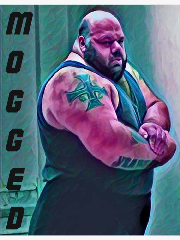 "Kyriakos Grizzly Mogged " Sticker by HelloooShop | Redbubble