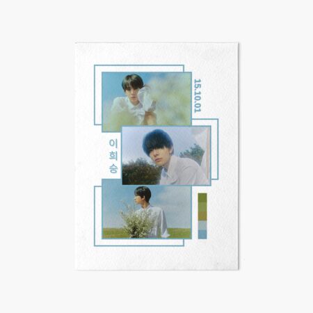 "ENHYPEN Heeseung Dimension: Answer Collage" Art Board Print by ...