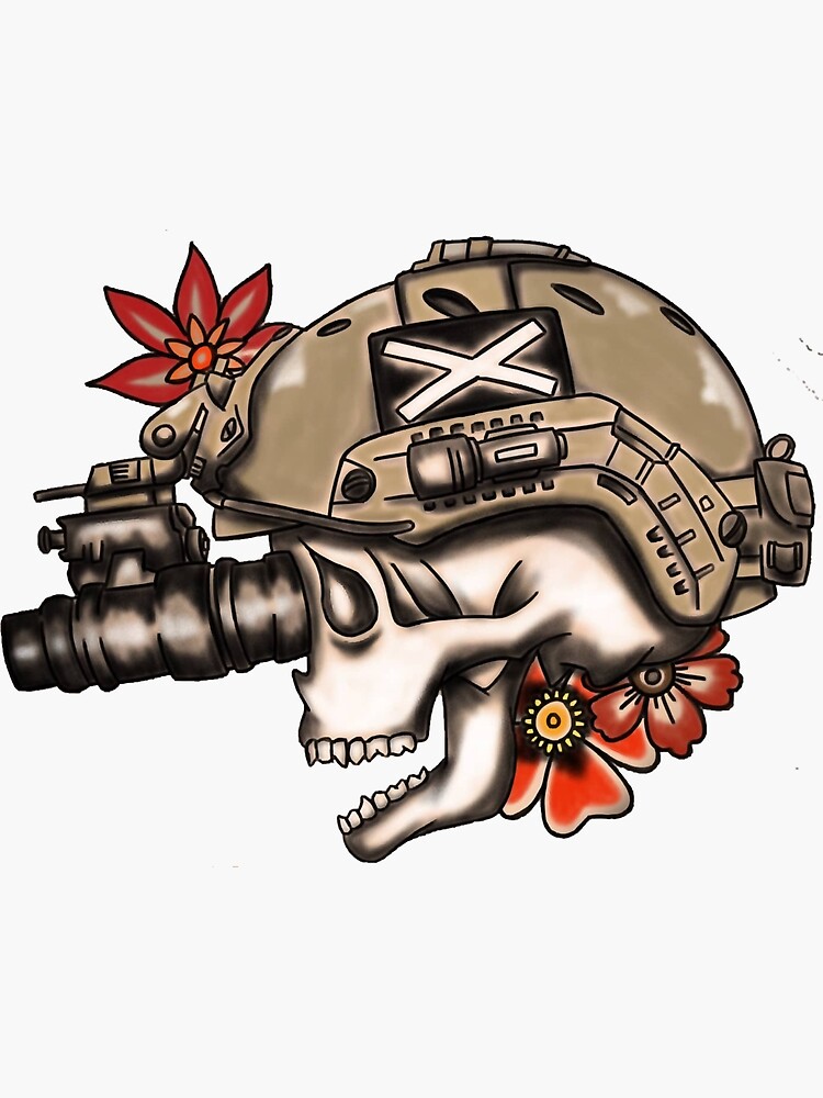 "Task Force Helmet " Sticker for Sale by Fatalfemme | Redbubble