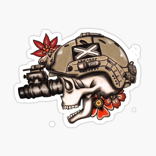 "Task Force Helmet " Sticker for Sale by Fatalfemme | Redbubble