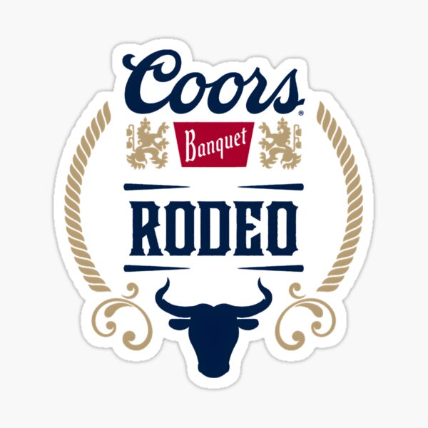 "Coors Banquet Rodeo, Coors Rodeo Colorway" Sticker by colerprmutoc ...